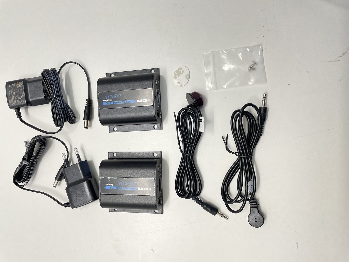 Neoteck HDMI Extender z IR przedłużaczem, powtórnik HDMI 60M 1080P 3D ...